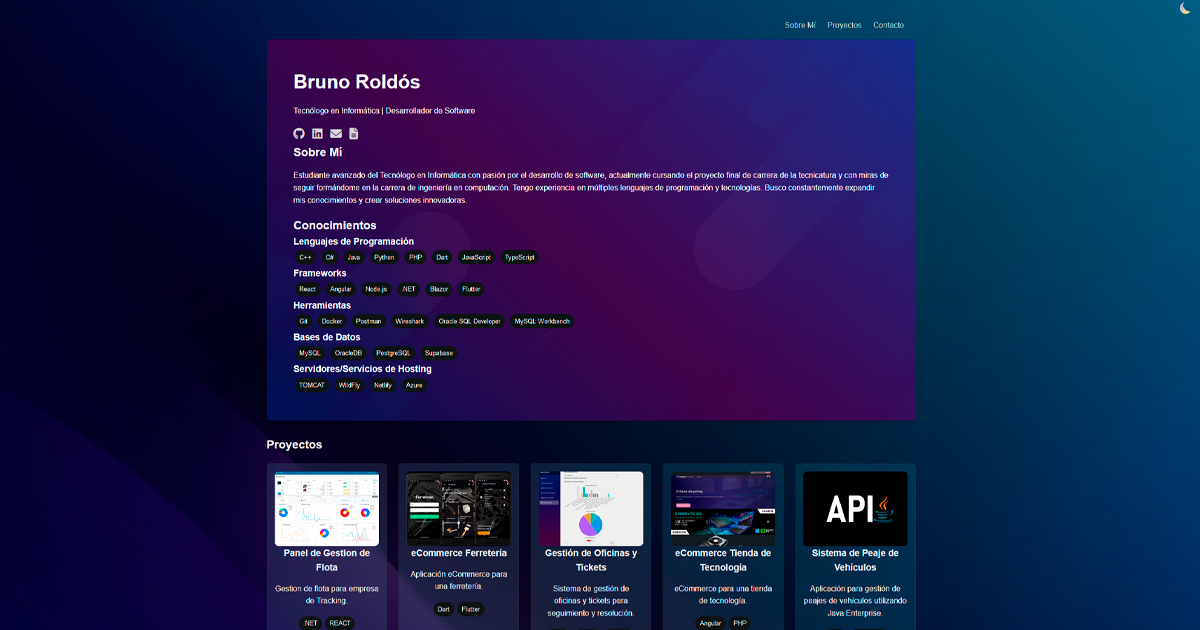 Bruno Roldós - Portfolio